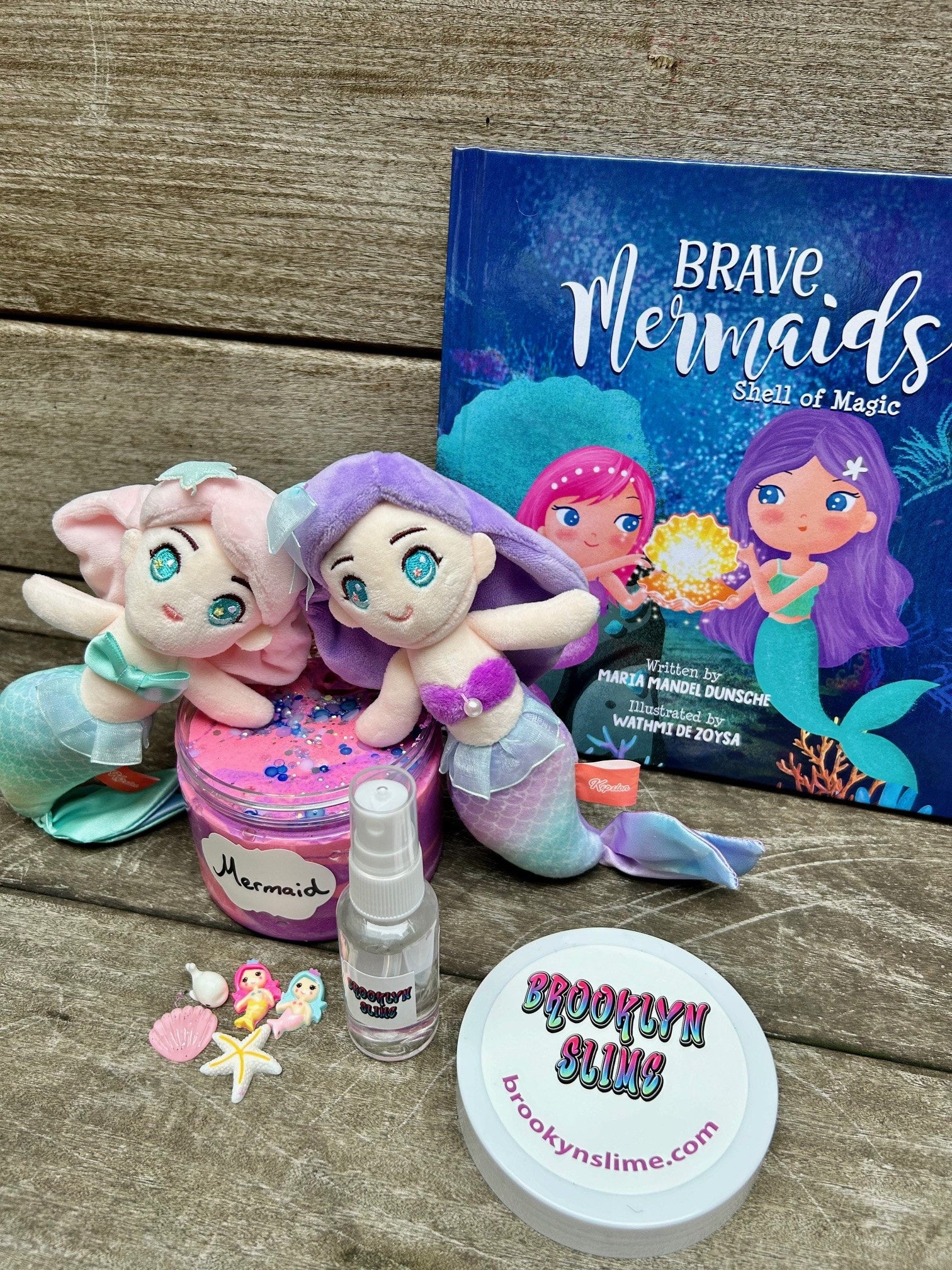 Brooklyn Slime X Brave Mermaids - Brave Mermaids Ultimate Mermaid Book ...